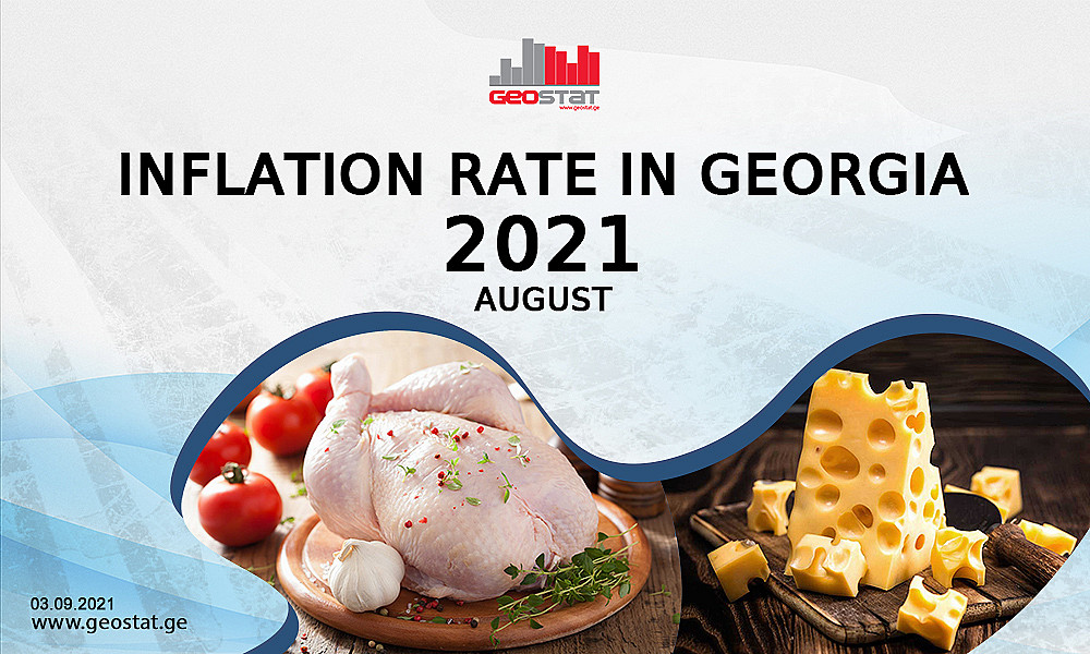 INFLATION RATE IN GEORGIA, AUGUST 2021