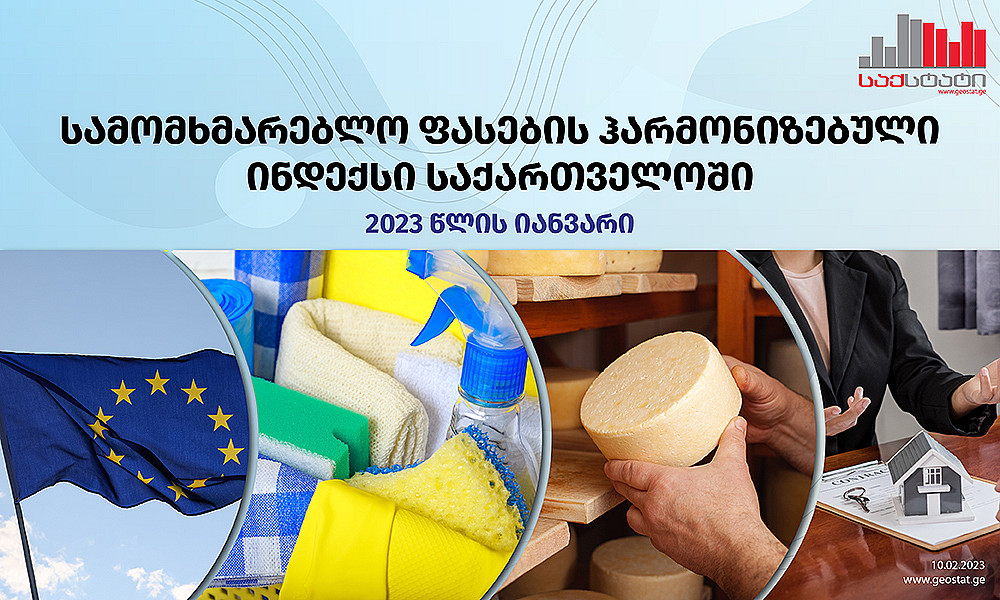 სამომხმარებლო ფასების ჰარმონიზებული ინდექსი 2023 წლის იანვარი
