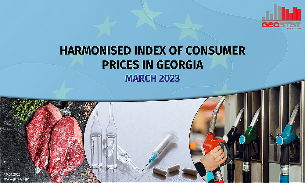 Harmonized Index of Consumer Prices in Georgia (March, 2023)