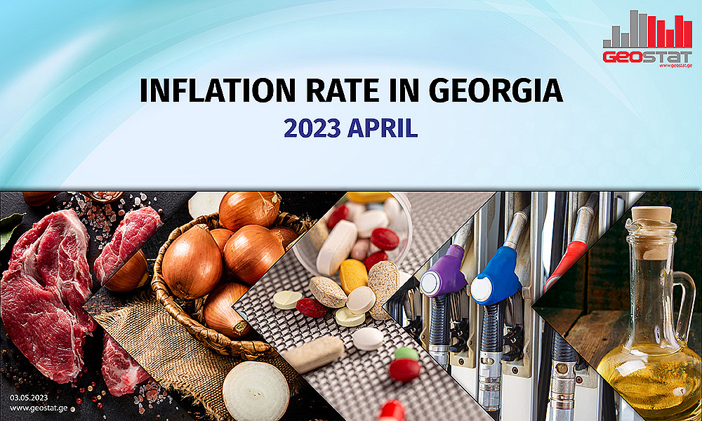Inflation Rate in Georgia, April 2023